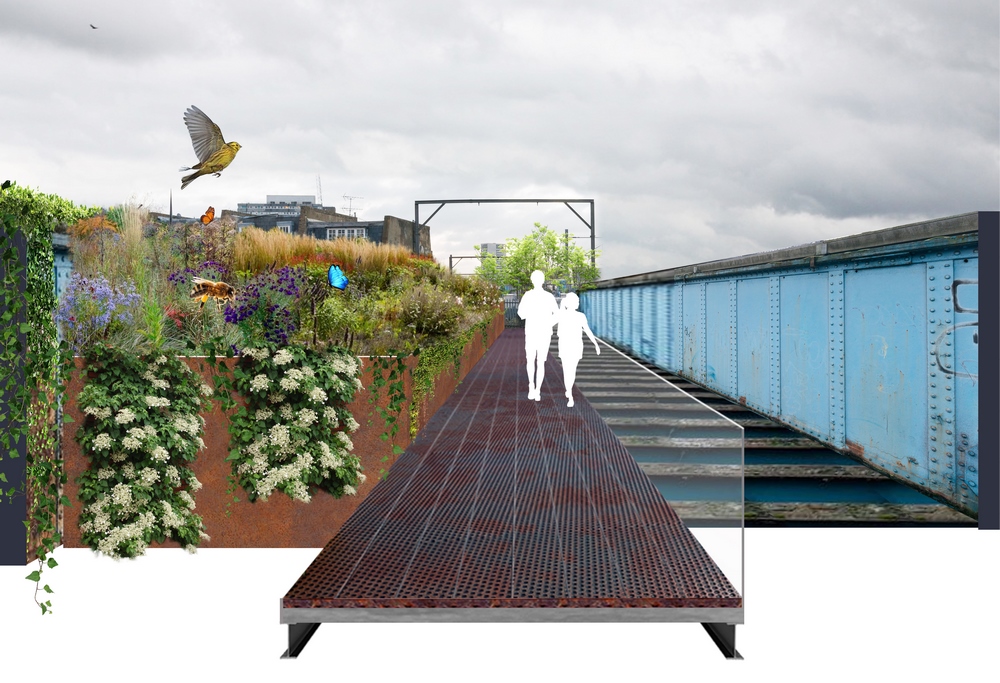 Camden Highline, el nuevo parque elevado de Londres comienza a hacerse ...